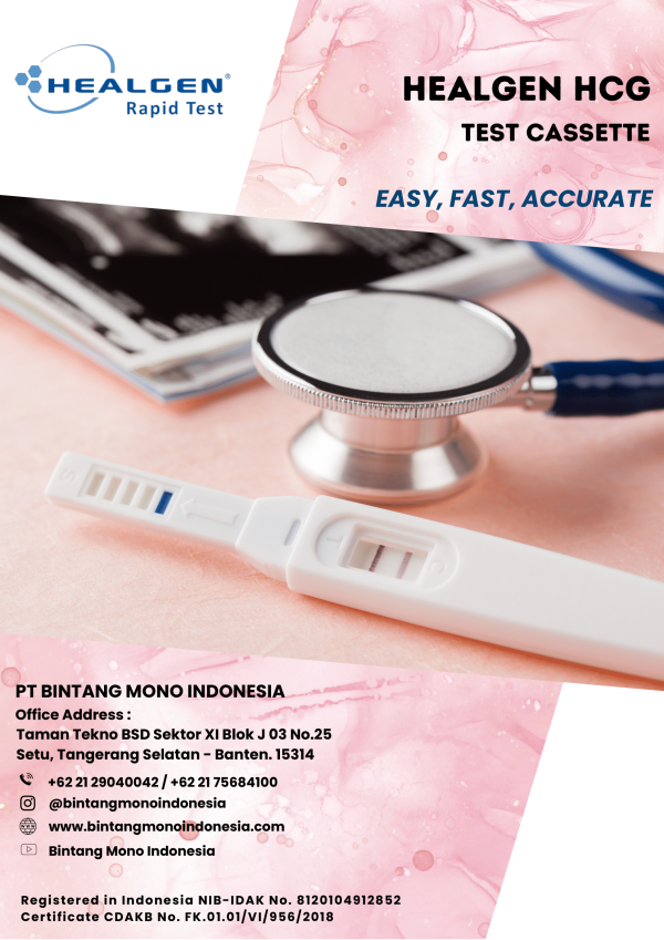 Healgen HCG Cassette – Bintang Mono Indonesia