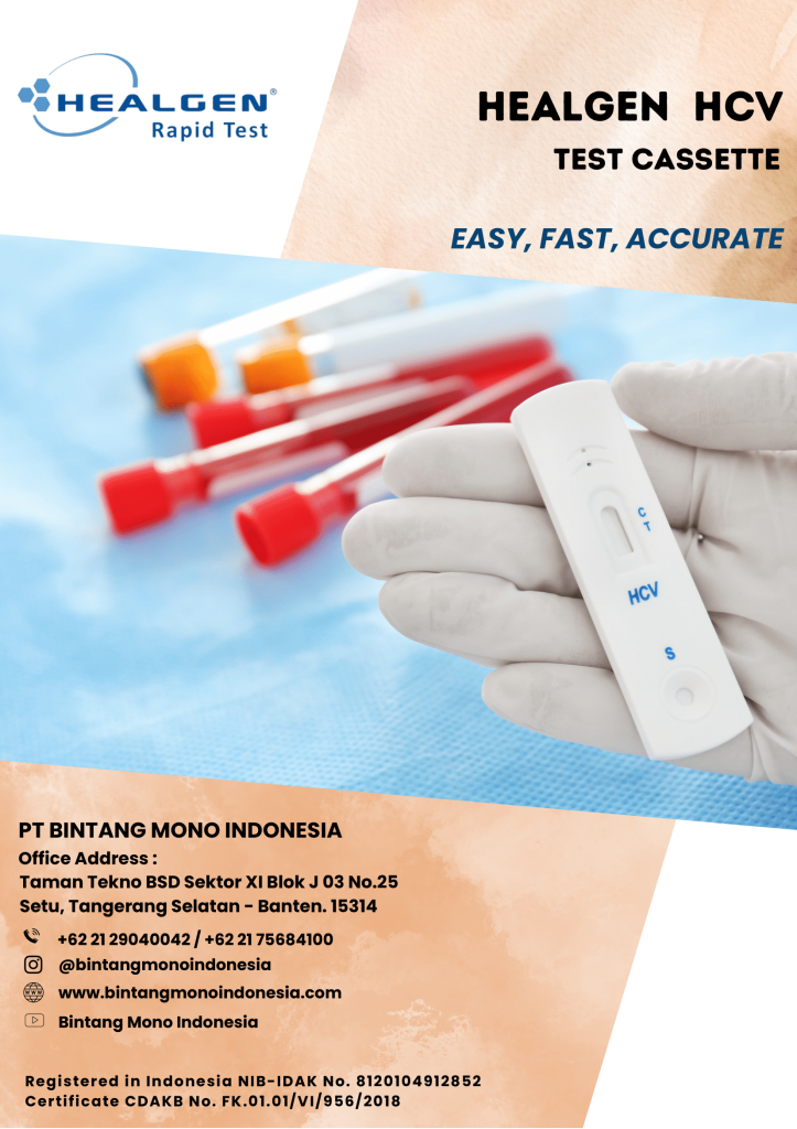 Healgen HCV Cassette – Bintang Mono Indonesia