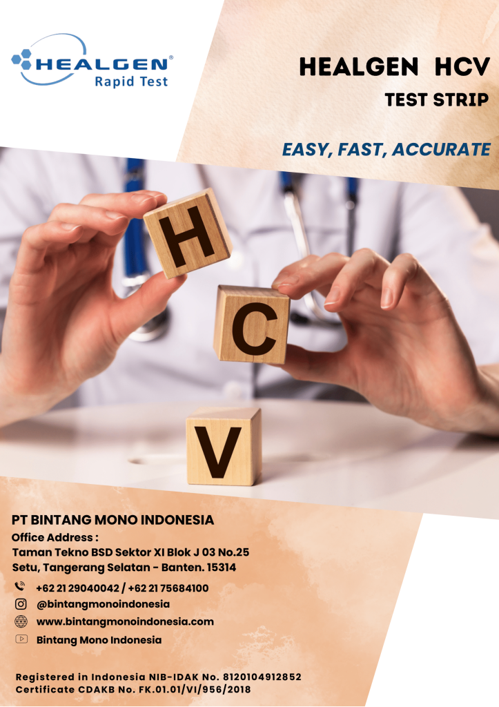 Healgen HCV Strip – Bintang Mono Indonesia
