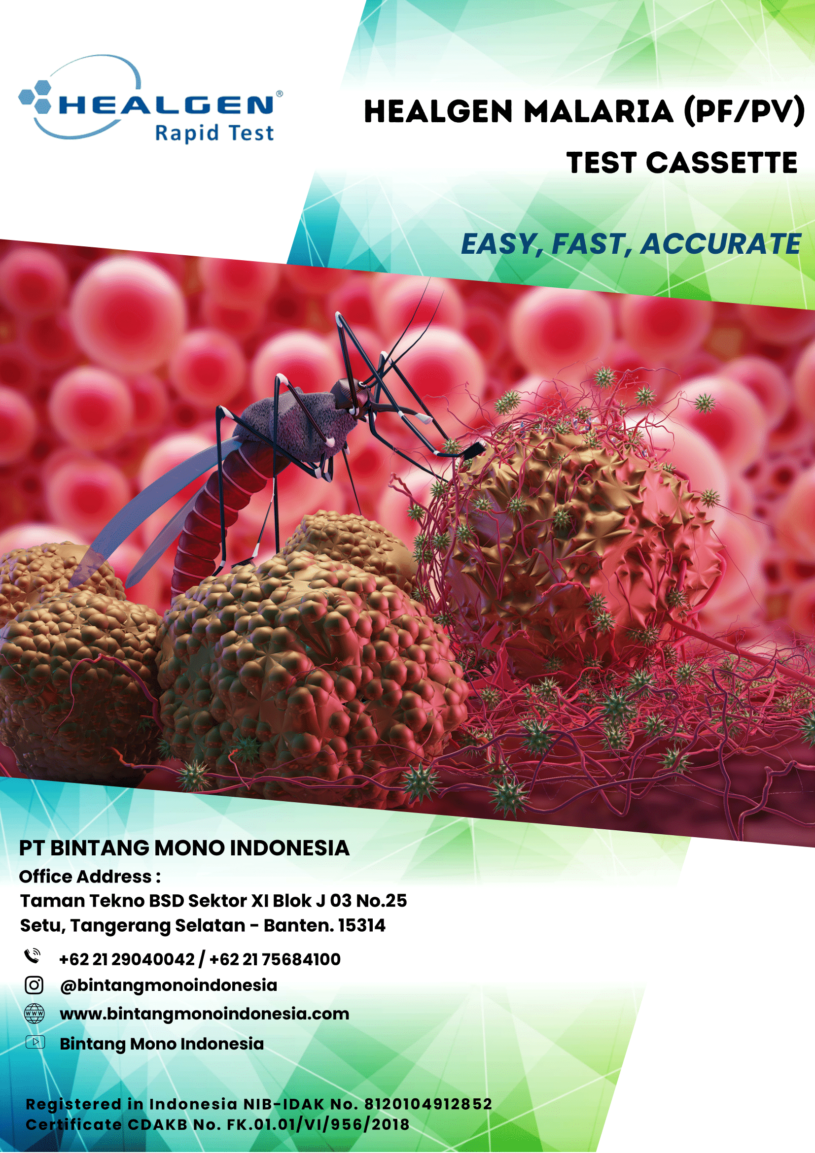 Healgen Malaria - Bintang Mono Indonesia