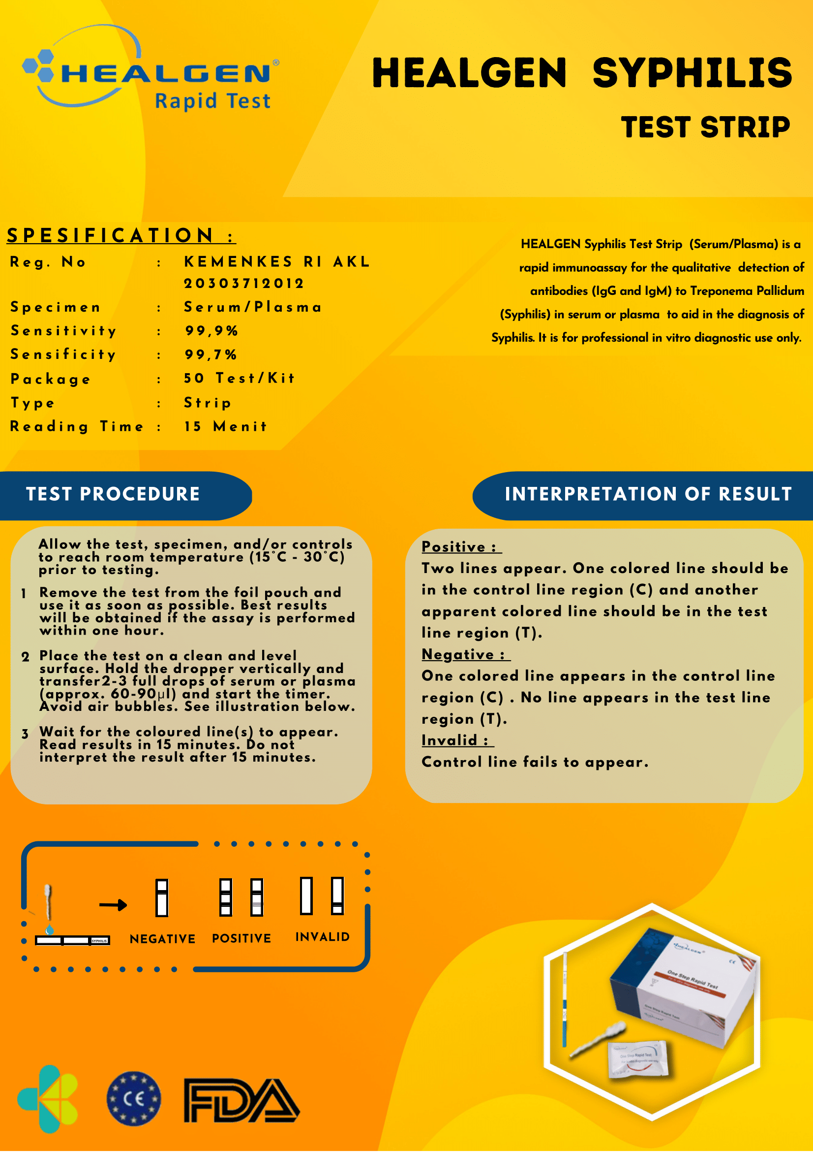Healgen Syphilis Strip - Bintang Mono Indonesia