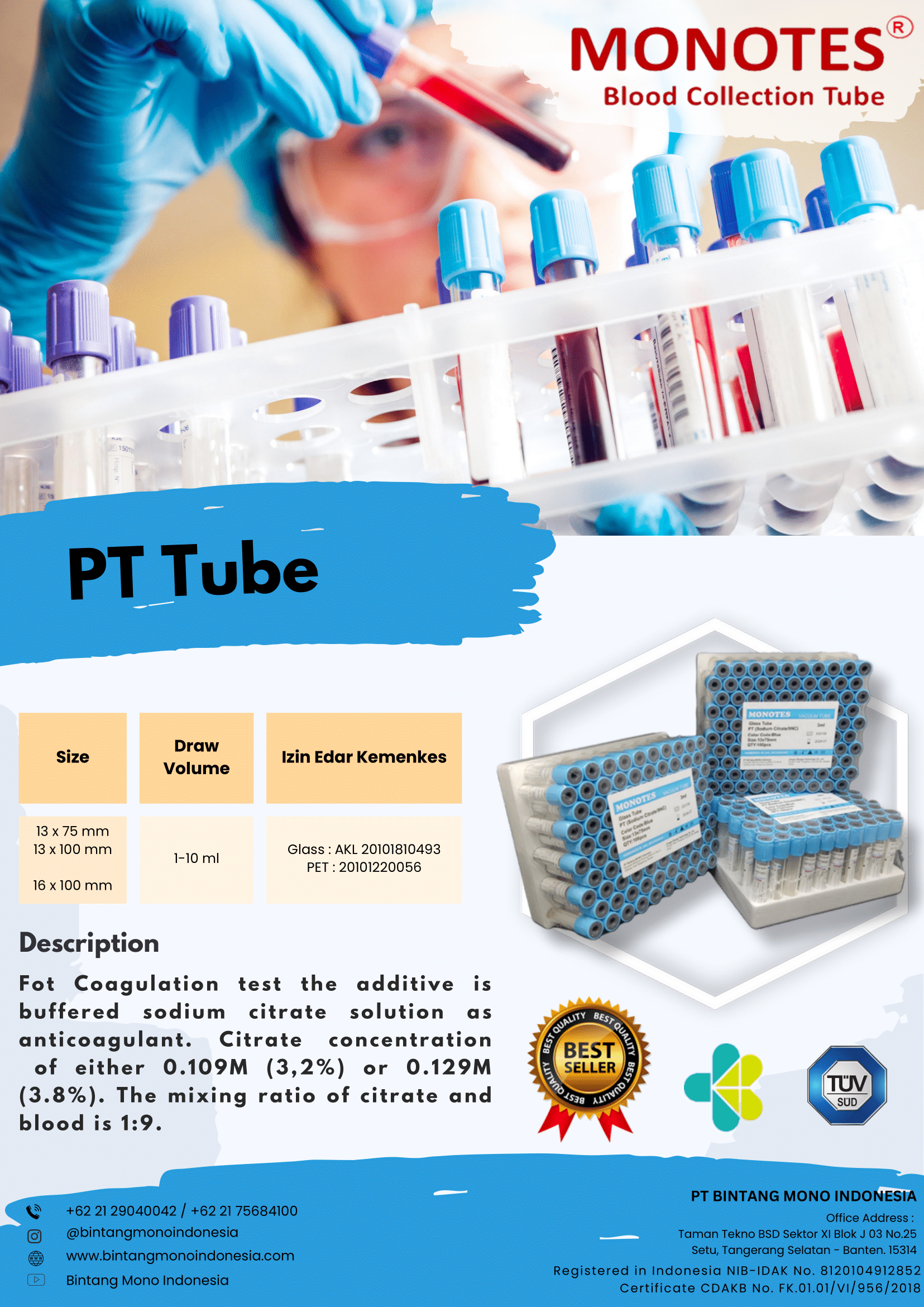 Monotes PT Tube – Bintang Mono Indonesia