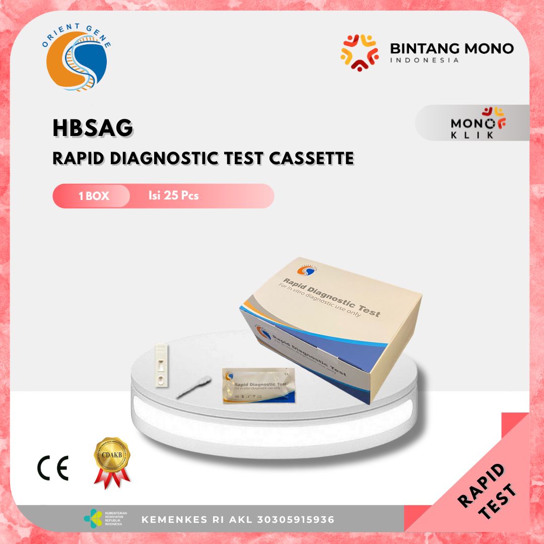 HBSAG Rapid Diagnostic Test Cassette – Bintang Mono Indonesia